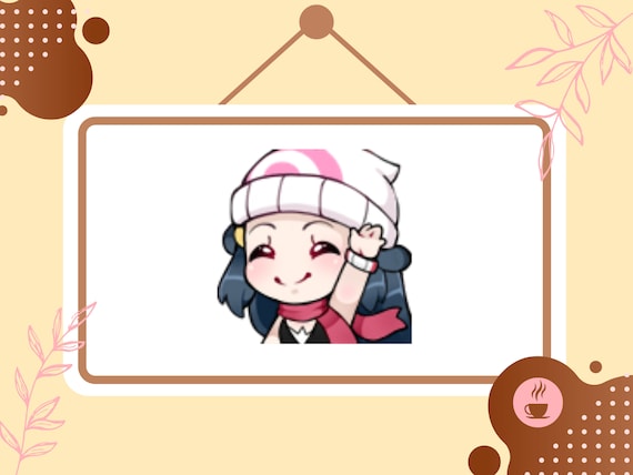 Dawn From Pokemon hi Emote - Etsy