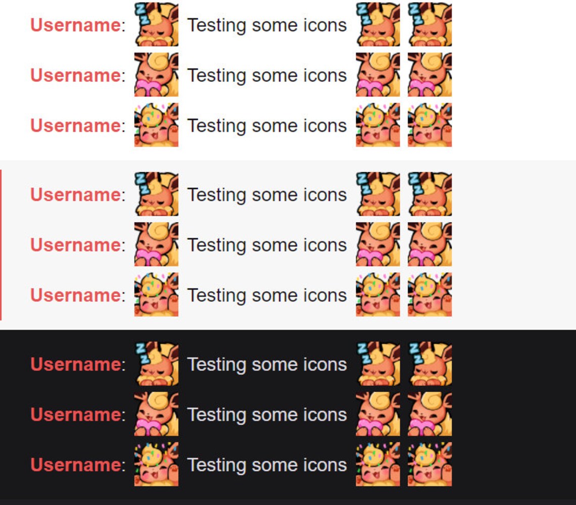 Flareon Emote Bundle / Cute Pokemon Emotes for Twitch and - Etsy