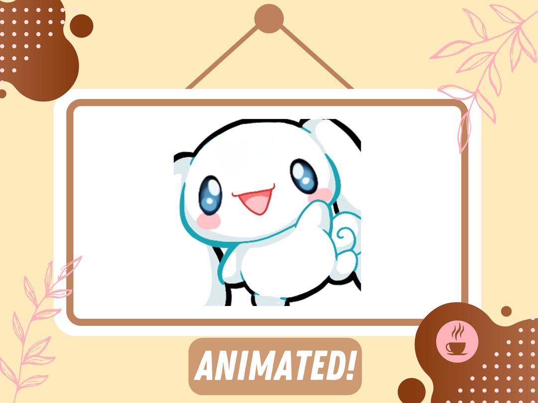 ANIMATED CinnamoroΙΙ Hi Emote / Kawaii Cute Emote for Twitch and ...