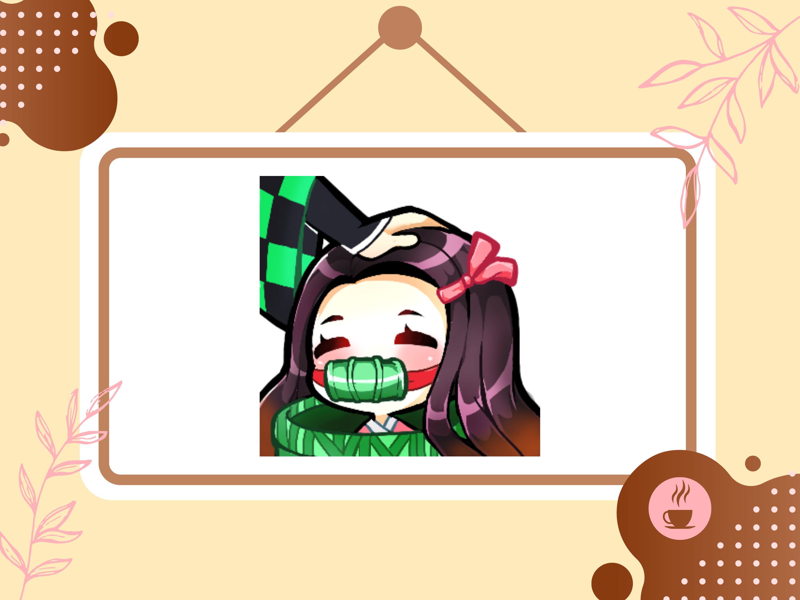 Pat Emote / Cute Anime Emote for Twitch and Discord - Etsy