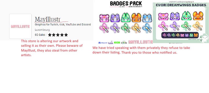 VALORANT Evori Dreamwings Stream Badges: Twitch, Youtube, Discord ...