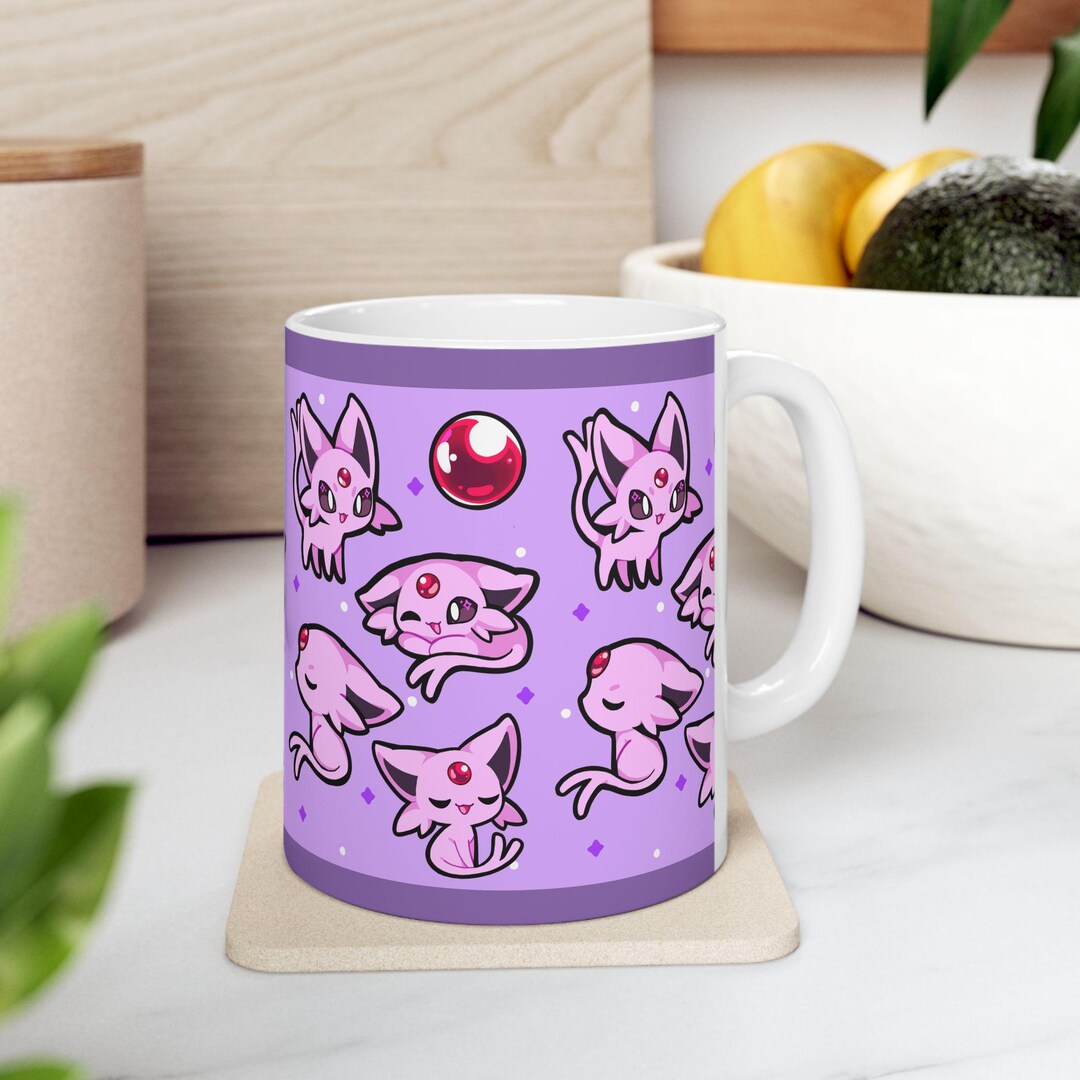 Espie 11oz Mug / Cute Home Decor POGO Eeveelutions Kawaii Design Gift ...