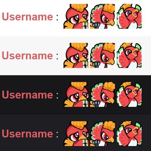 Ho-oh Emote Bundle / Cute Pokemon Emotes for Streaming on Twitch ...