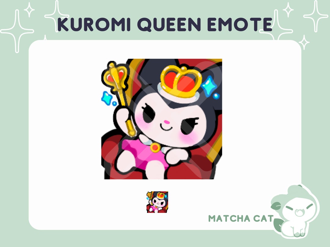 Kawaii Queen Emote / Cute Anime / Emote and Gaming / Streaming on ...
