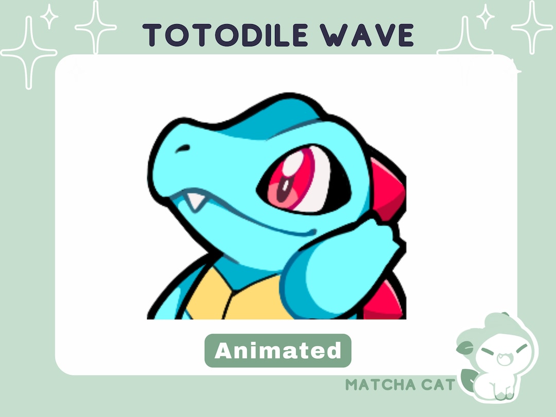 Animated Wave Emote / Cute Kawaii Poke Emotes Streaming Twitch Discord ...