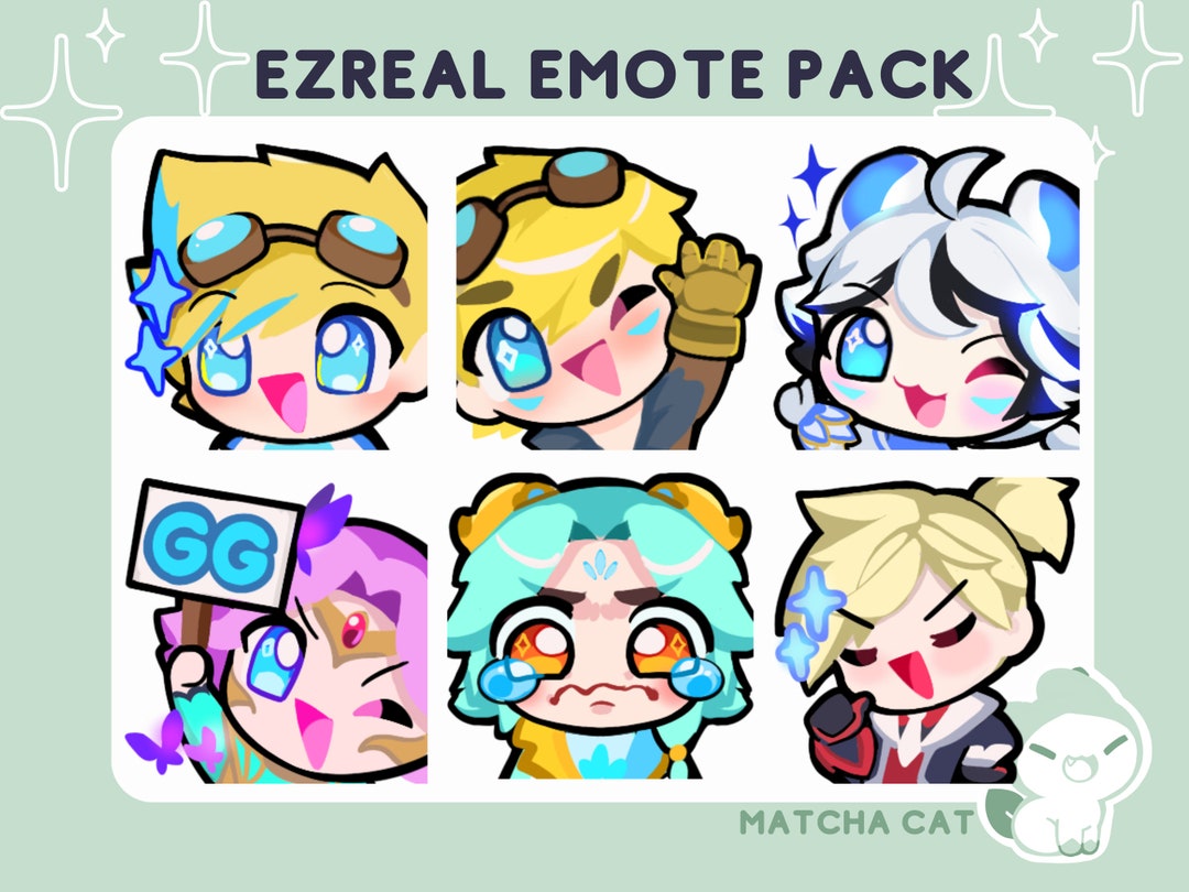 Ezreal Emotes Bundle: League of Legends Twitch/discord Assets (instant ...