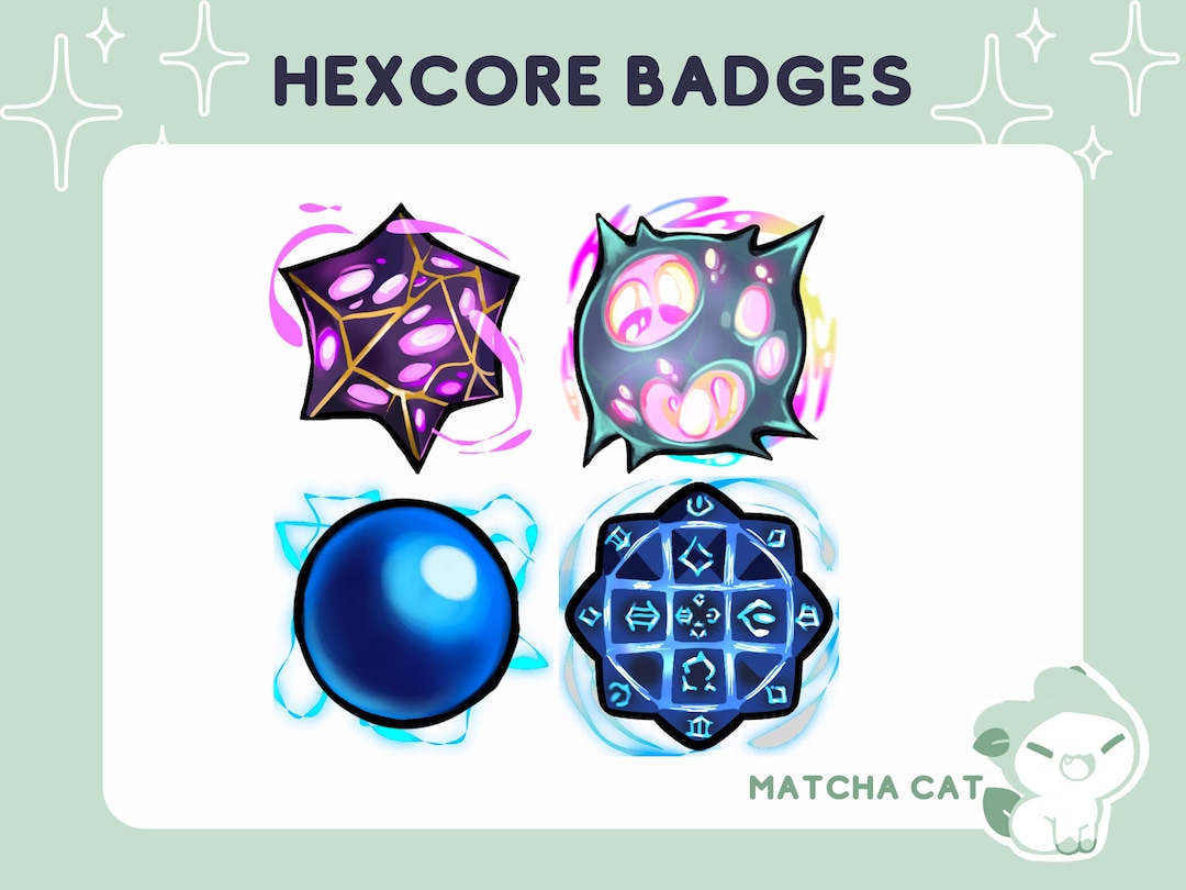 Arcane Hexcore Badges: League of Legends Twitch Subscriber Badges ...