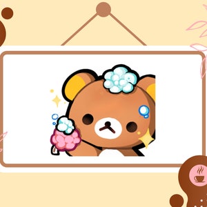 Clean Emote / Kawaii Emote / Anime Emote / Emote for Twitch, Discord ...