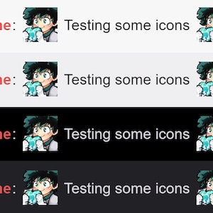 MHA Heart Emote Anime Emote for Twitch and Discord - Etsy Canada