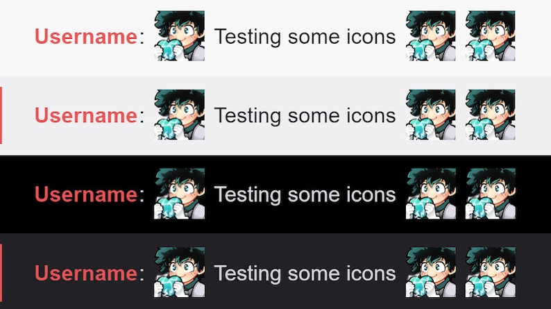 MHA Heart Emote Anime Emote for Twitch and Discord - Etsy UK
