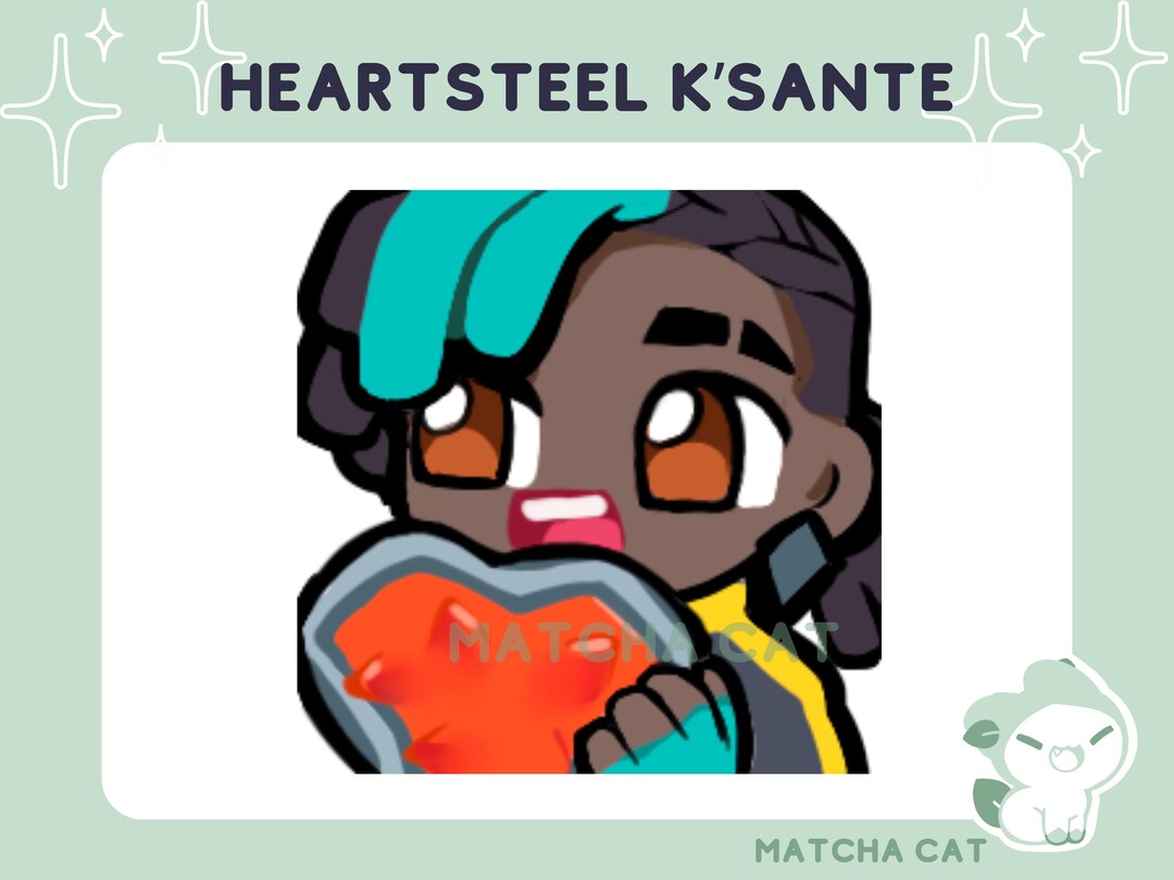 Heartsteel K'sante Heart Emote / League of Legends Emote for Streaming ...