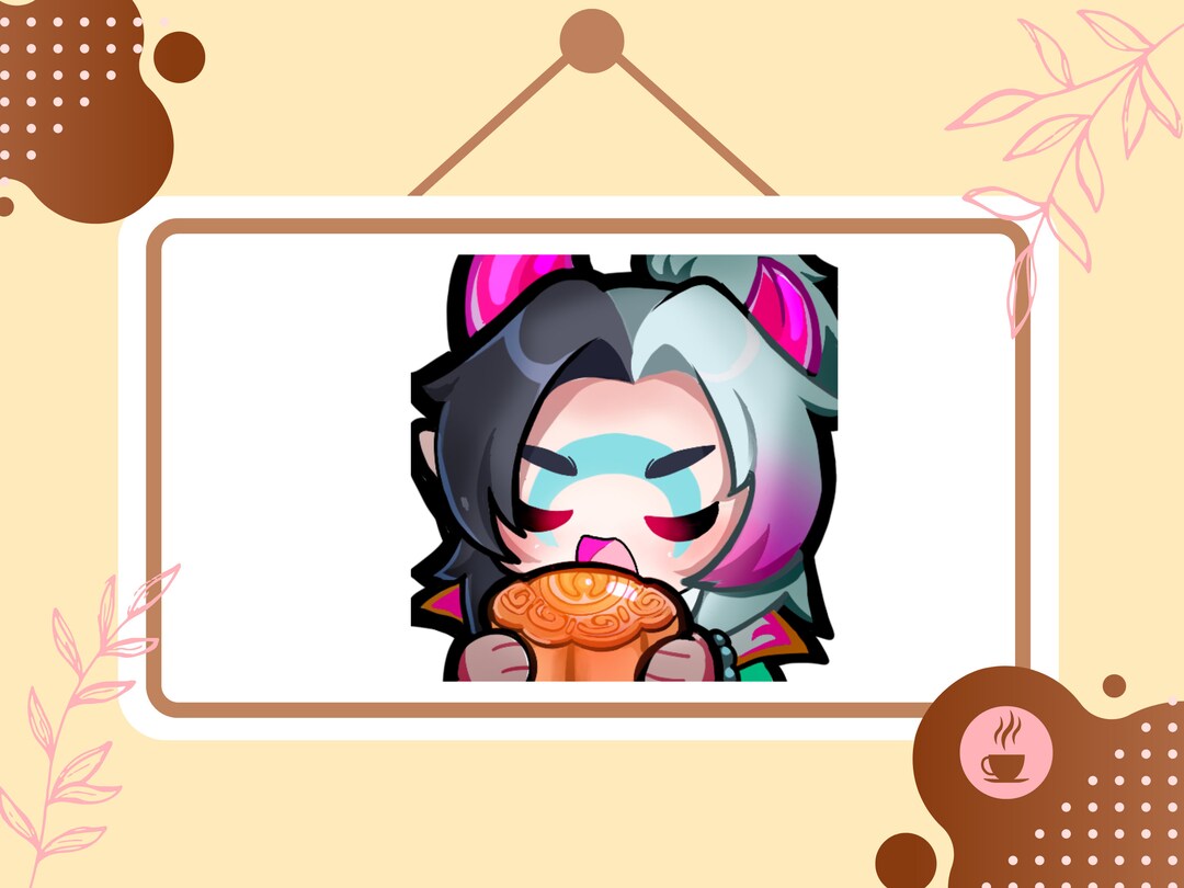 Spirit Blossom Aphelios Mooncake Emote / Cute League of - Etsy