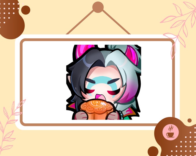 Spirit Blossom Aphelios Mooncake Emote / Cute League of - Etsy