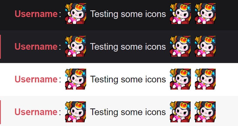 Kawaii Queen Emote / Cute Anime / Emote and Gaming / Streaming on ...