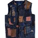 Japanese Handmade Boro Patchwork Vest Unisex Cotton Organic Indigo Dye ...