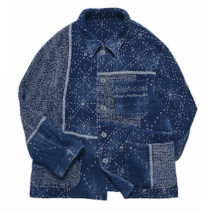 Japanese Indigo Blue Organic Plant Hand Dyed Hand-stitched Sashiko ...