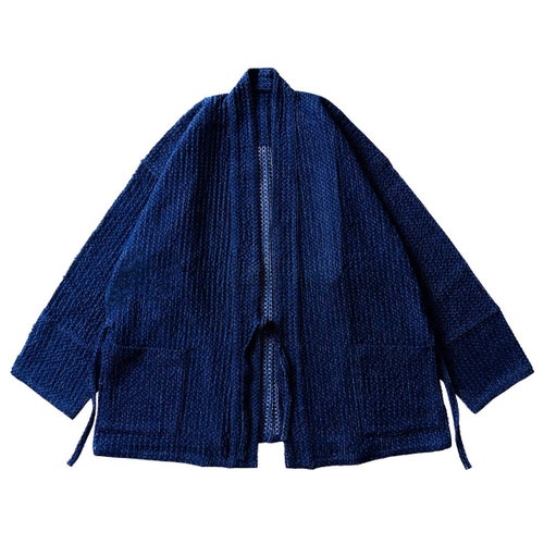 Indigo Blue Oversized Kimono Jacket / Japanese Jacket Unisex - Etsy