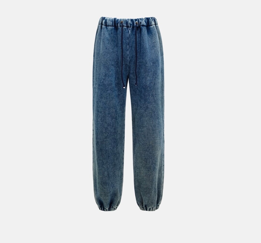 Japanese Organic Indigo Plant Dye Jogger Pants Blue Cotton - Etsy