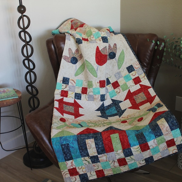 Rows of Flowers - Etsy