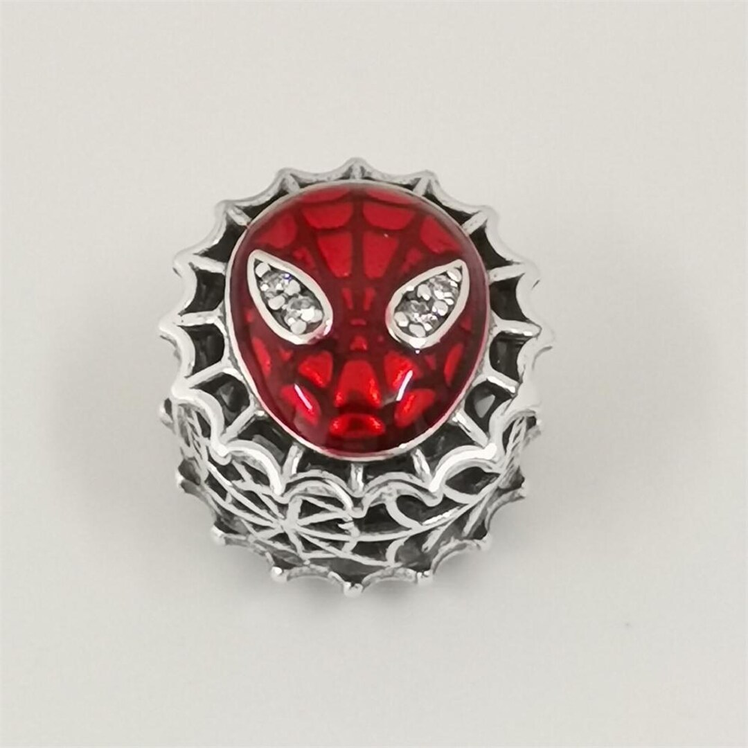 Pandora Marvel Sparkling Spider-man Charm S925 Sterling Silver ALE - Etsy