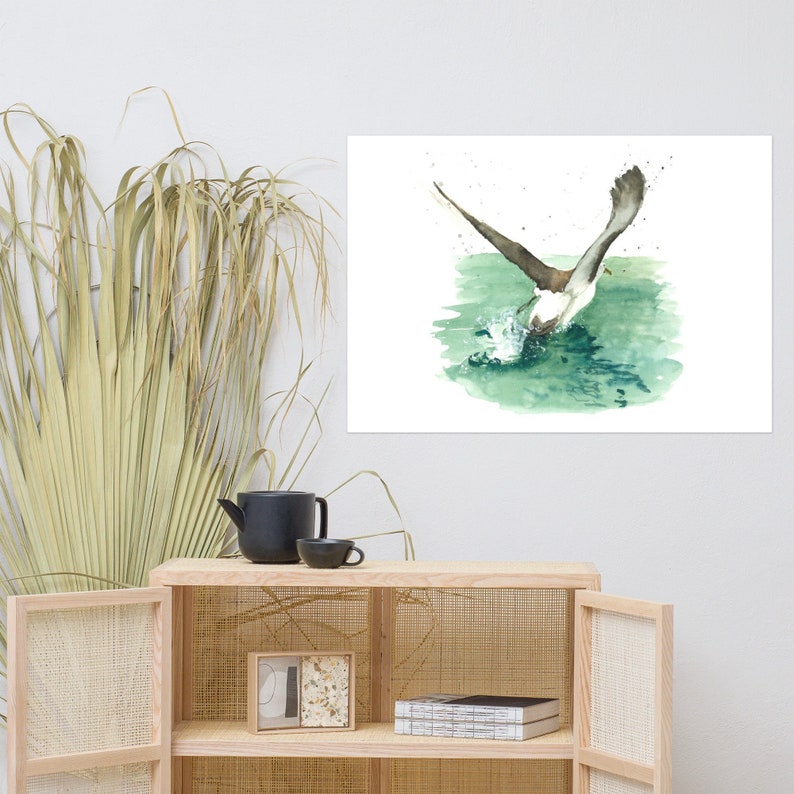 Watercolour Painting - Albatross - Poster - Wall Art Print - Etsy