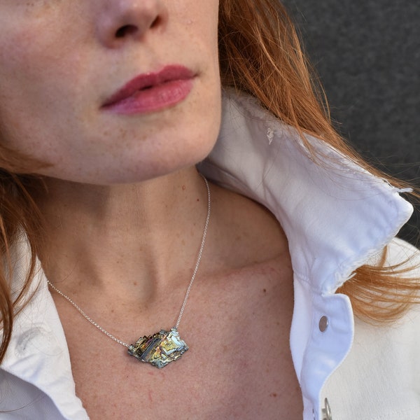Bismuth Pendant - Etsy
