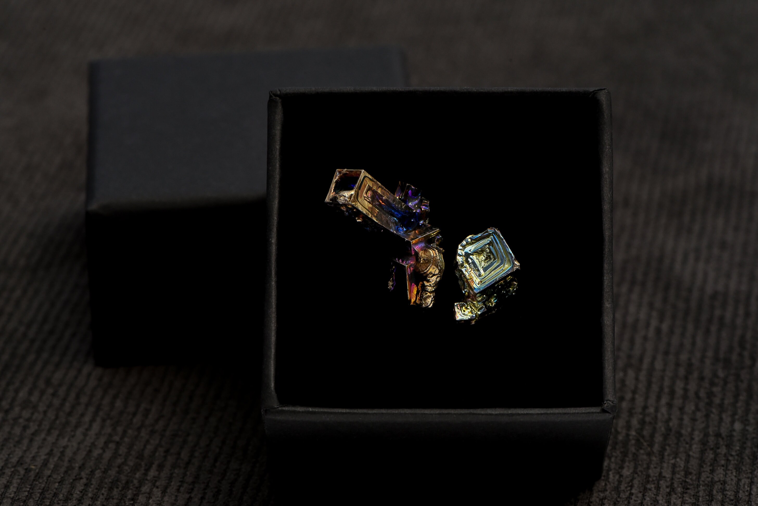 Abstract Tower-statement Cocktail Ring. Unique Crystals Made From ...