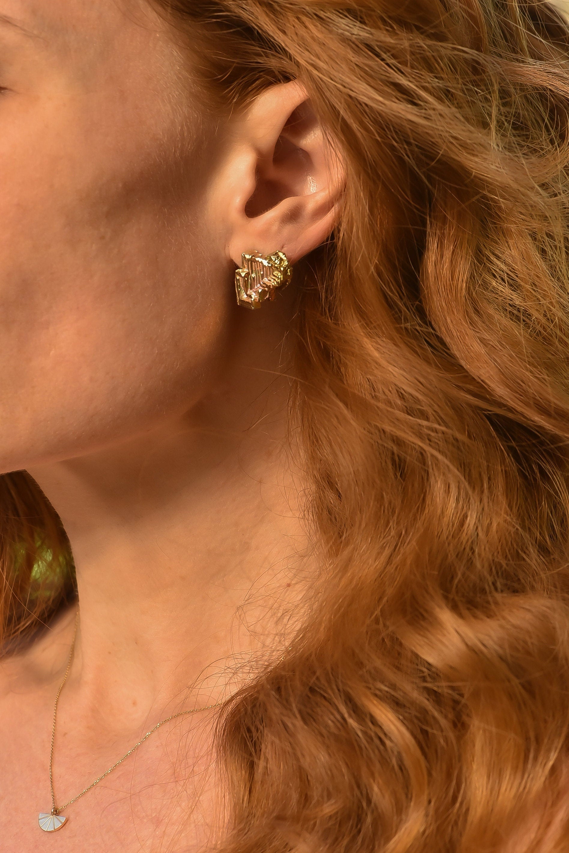 Vice Single Stud Statement Earring.unique Crystals Made From - Etsy Canada