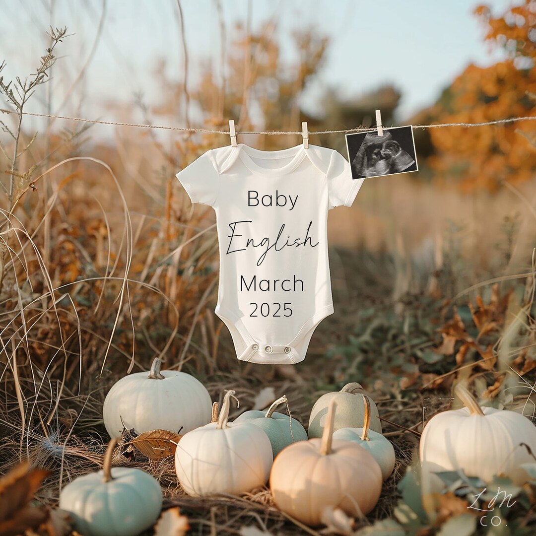 Fall Pregnancy Announcement Digital, Pumpkins, Editable Social Media ...