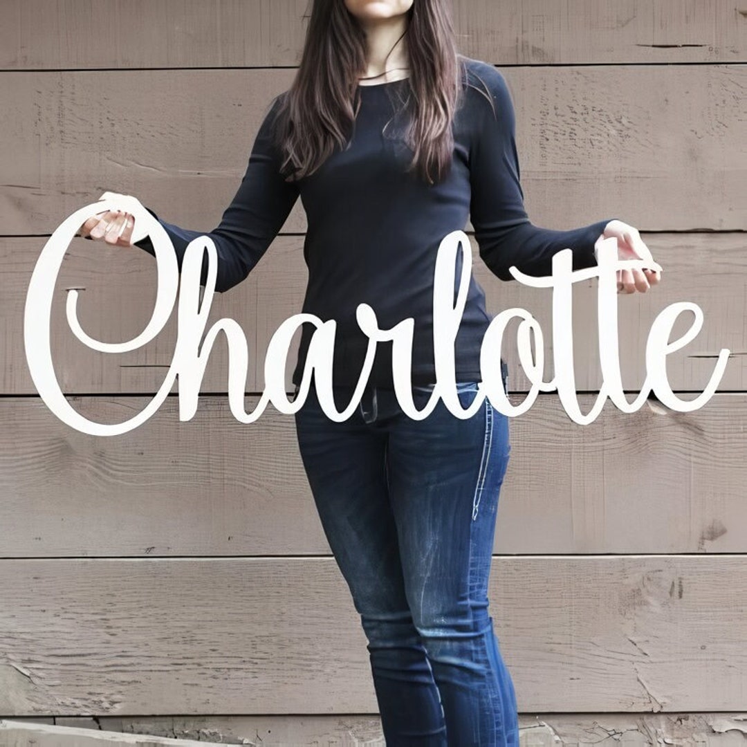 Personalized Wooden Name Sign for Kids Baby Name Sign Custom Name Sign ...