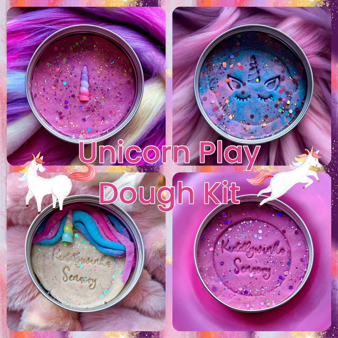 Unicorn Play Dough Kit - Etsy