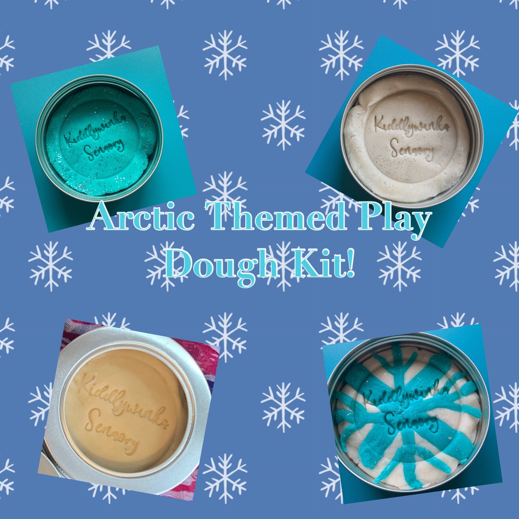 Arctic Themed Play Dough Kit - Etsy Canada