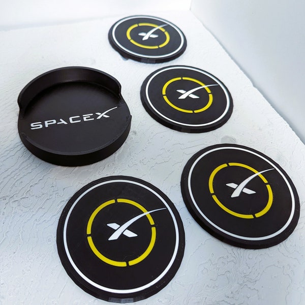Spacex Coaster - Etsy