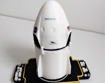 Spacex Dragon Capsule Model - Etsy