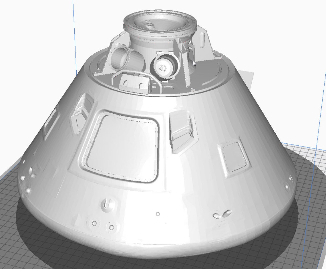 NASA Apollo Command Module LARGE MODEL 1:10-12 Scale | Etsy