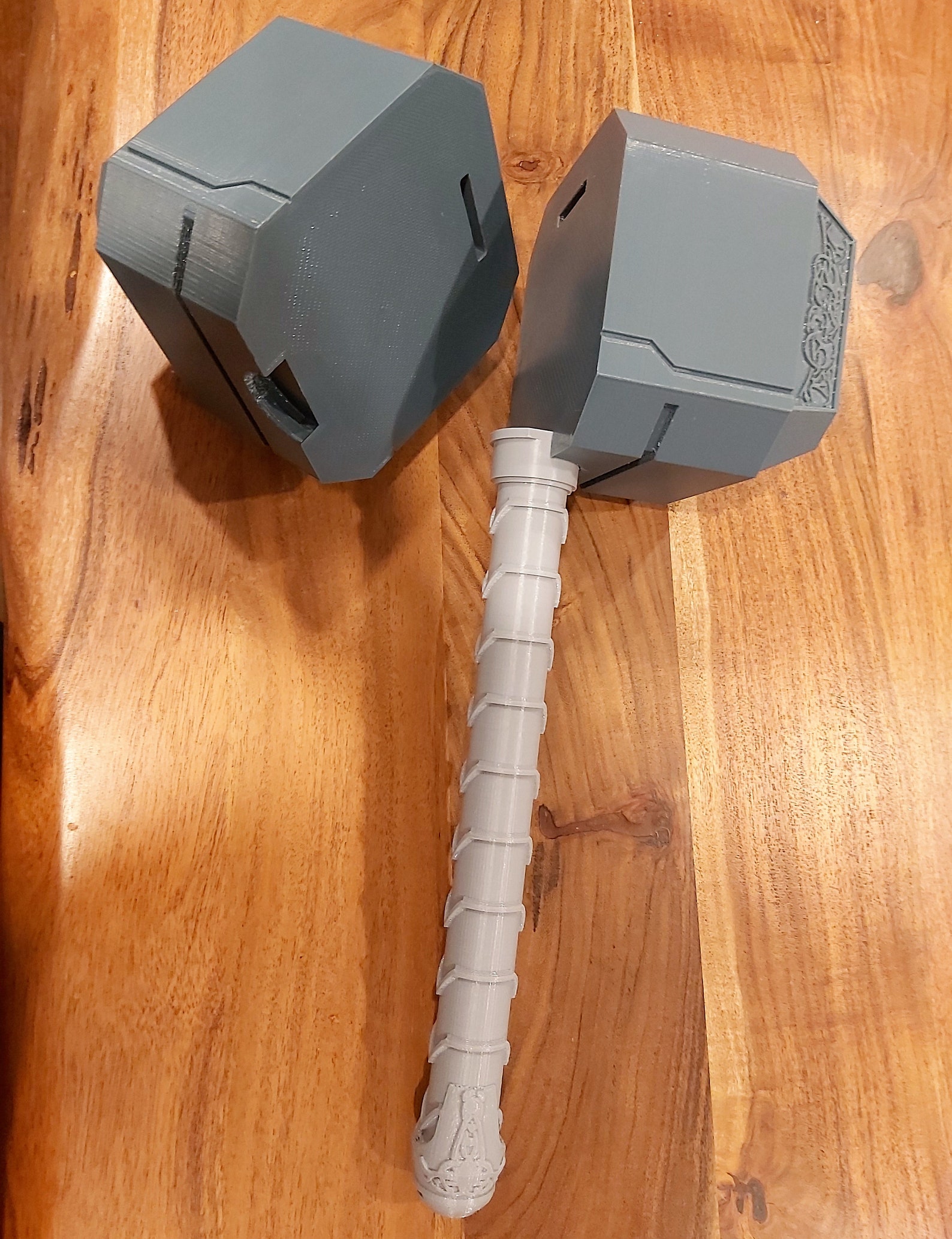 Mjolnir Thor Hammer Raw 3D Printed Full Scale Prop | Etsy