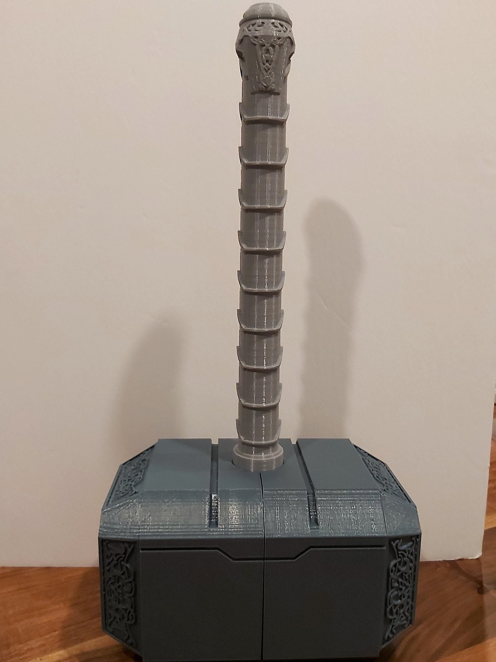 Mjolnir Thor Hammer Raw 3D Printed Full Scale Prop | Etsy