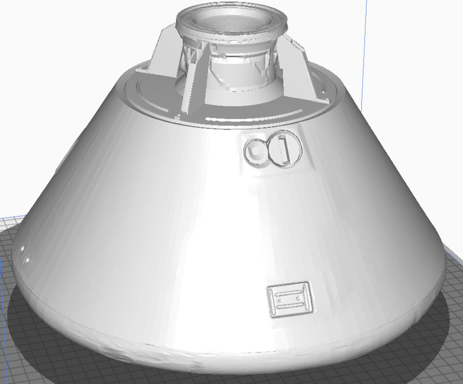 NASA Apollo Command Module LARGE MODEL 1:10-12 Scale | Etsy