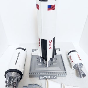 NASA Saturn V Rocket, Detailed Model 1:144 scale Scale 30 Detachable ...
