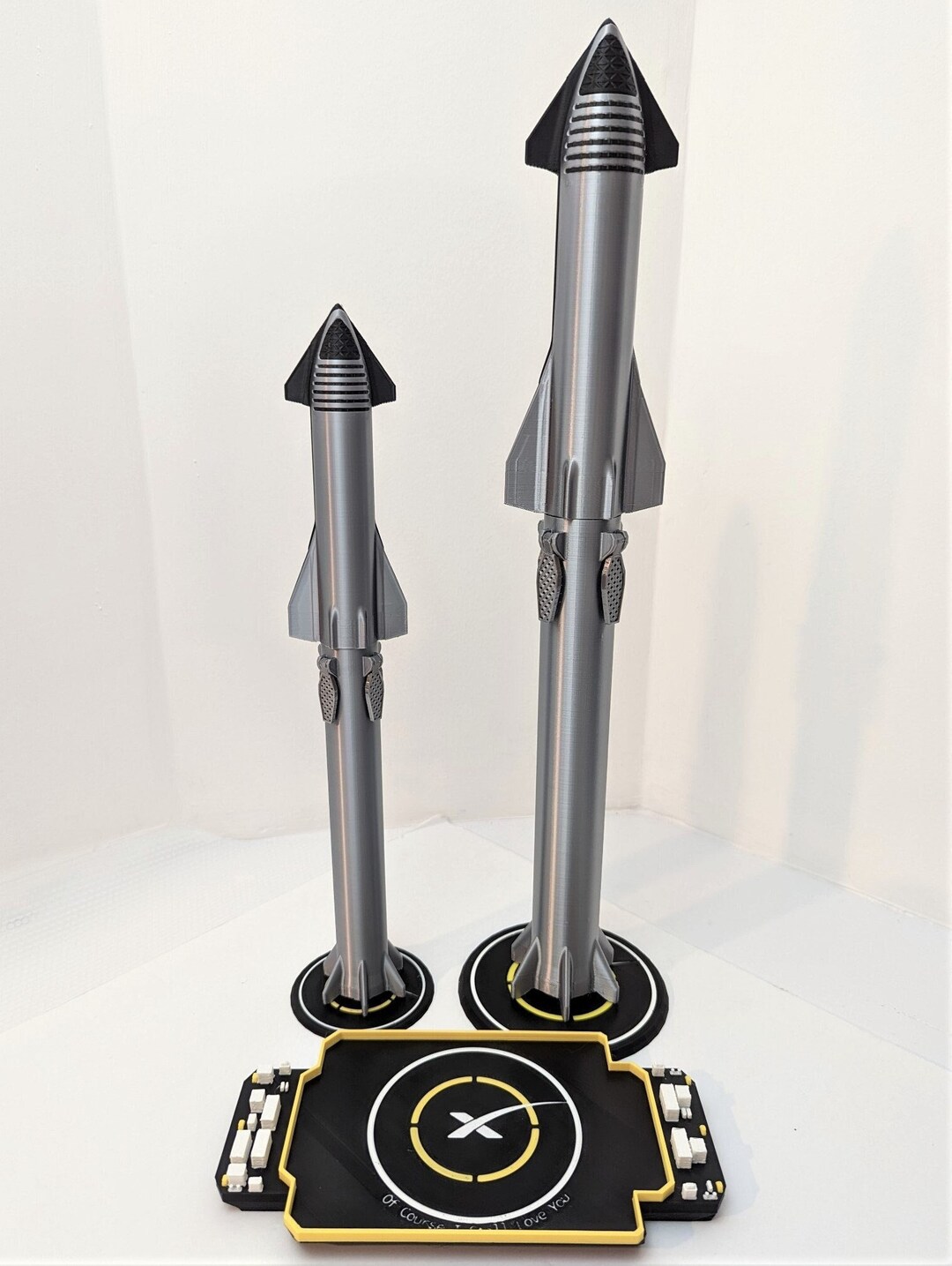 Starship & Super Heavy Rocket Model Ver2 15"-45" 1:100 Scale, Heat ...