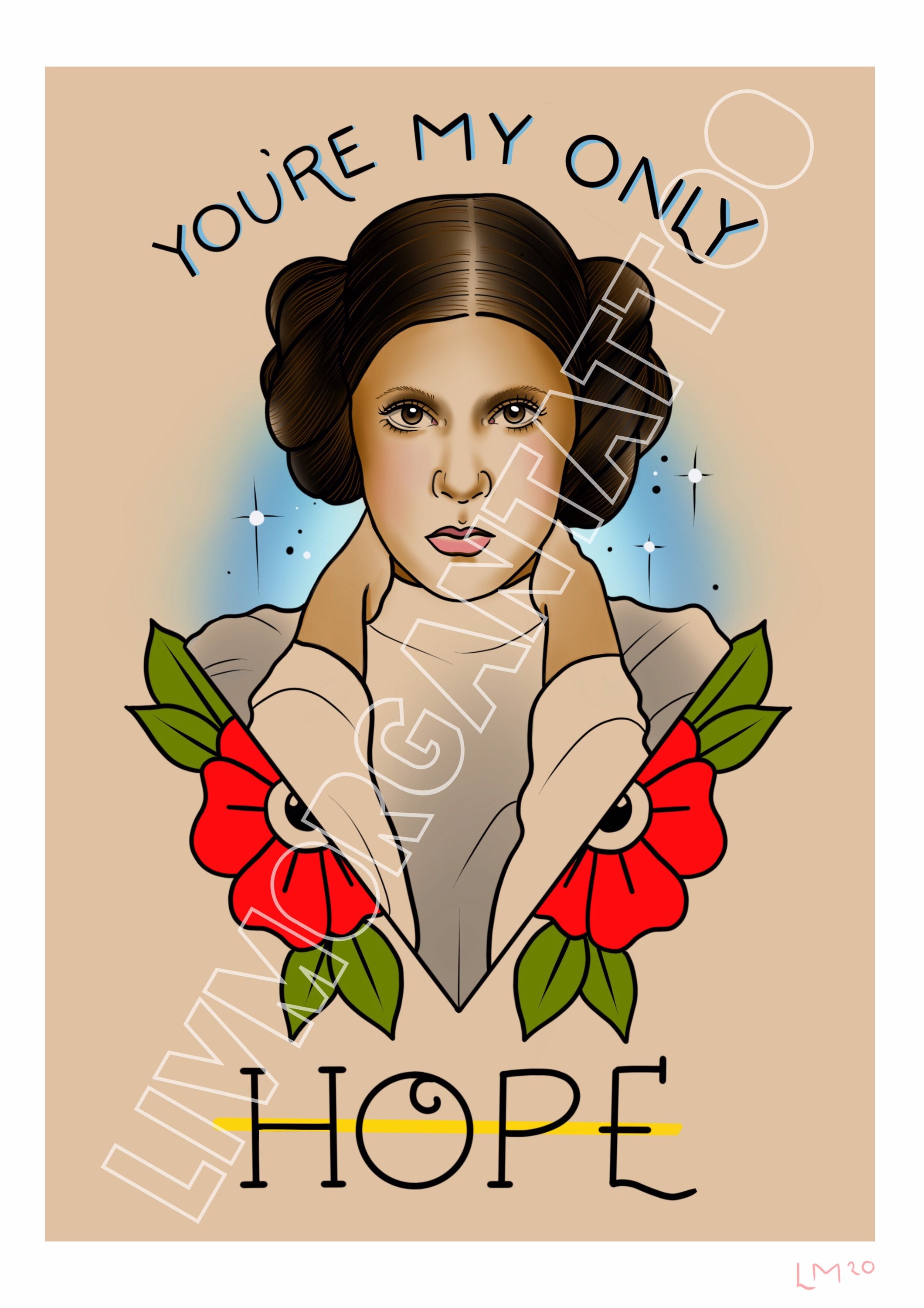 A4 Space Princess Print - Etsy
