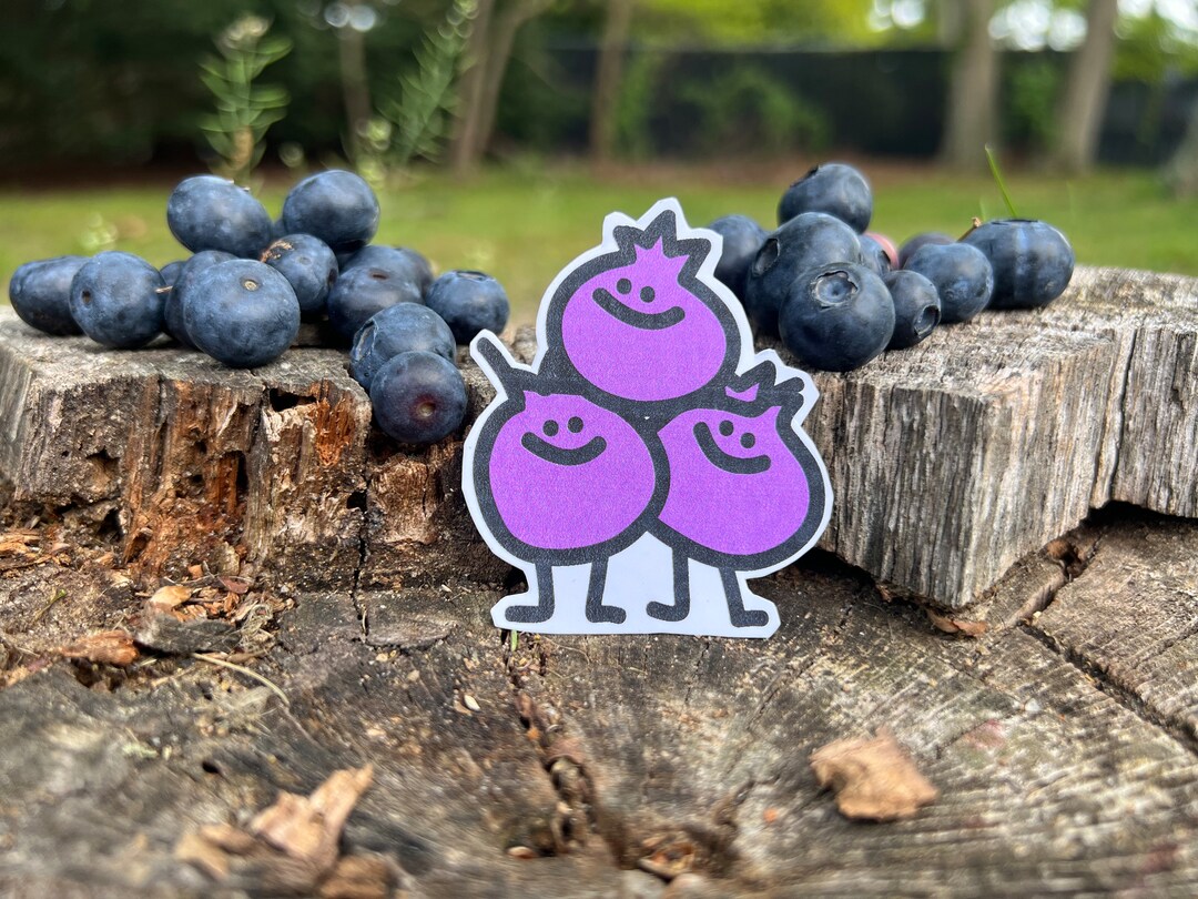 Blueberry Brothers Sticker - Etsy