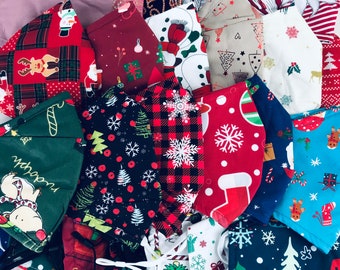 Christmas Face Mask | Etsy