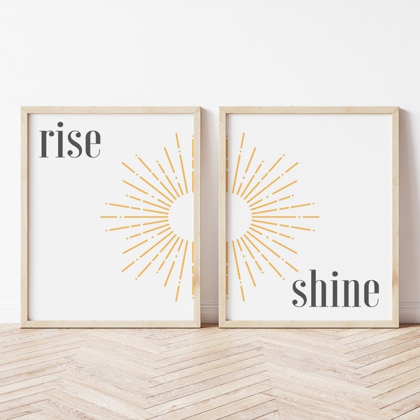 Rise and Shine Print - Etsy