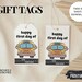 Back to School Gift Tag, Happy First Day of School, First Day of School ...