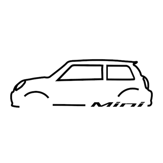 Mini Cooper Custom Graphic Art Stencil Digital Download — Dennis ...