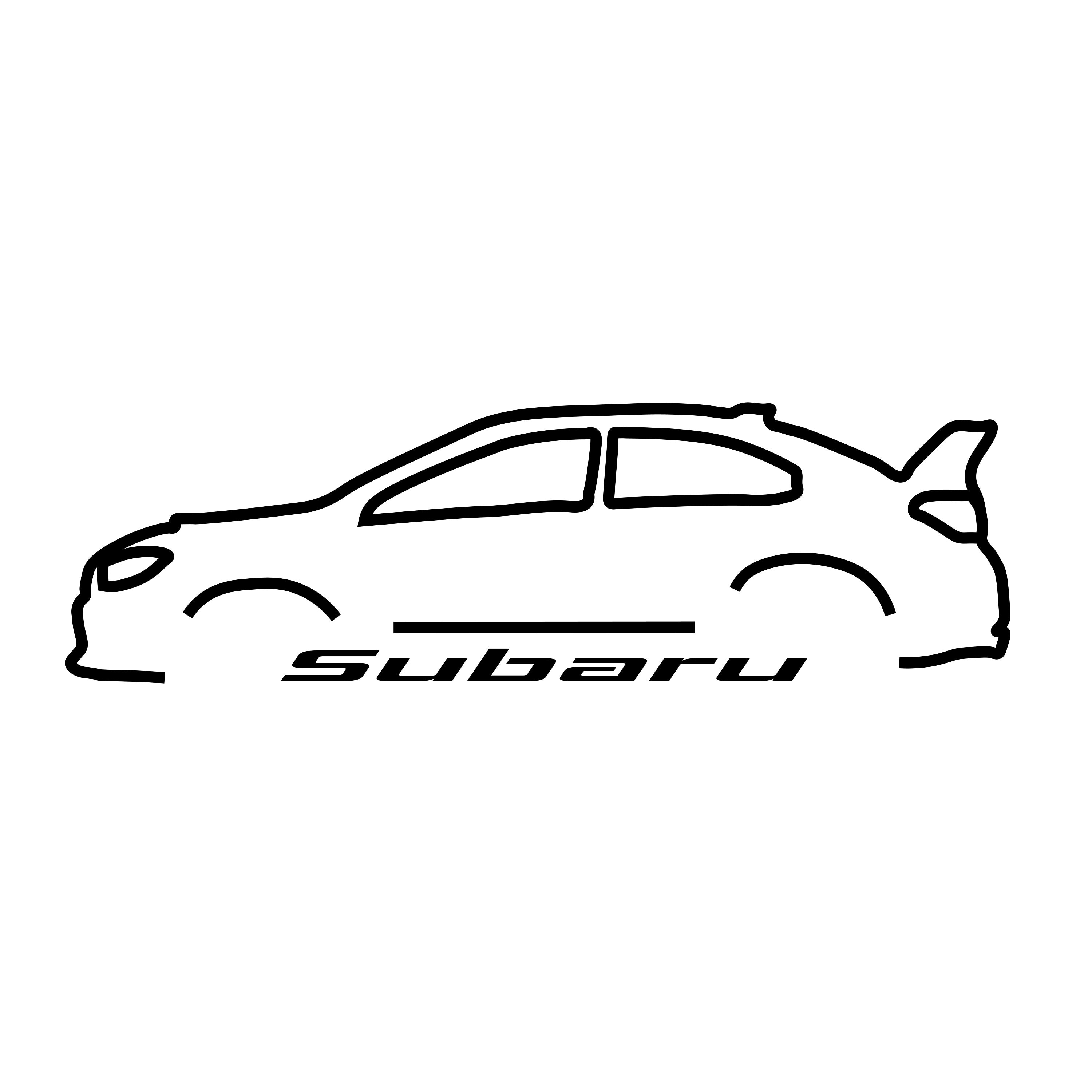 Subaru WRX / STI Silhouette Vinilo Calcomanías 4 6 y 8 - Etsy España
