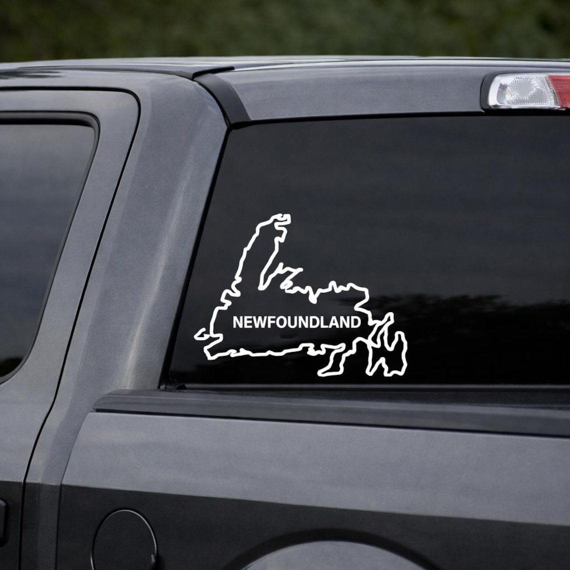 Newfoundland Map Outline Vinyl Decals - 3x3 & 5x5 - Etsy Canada