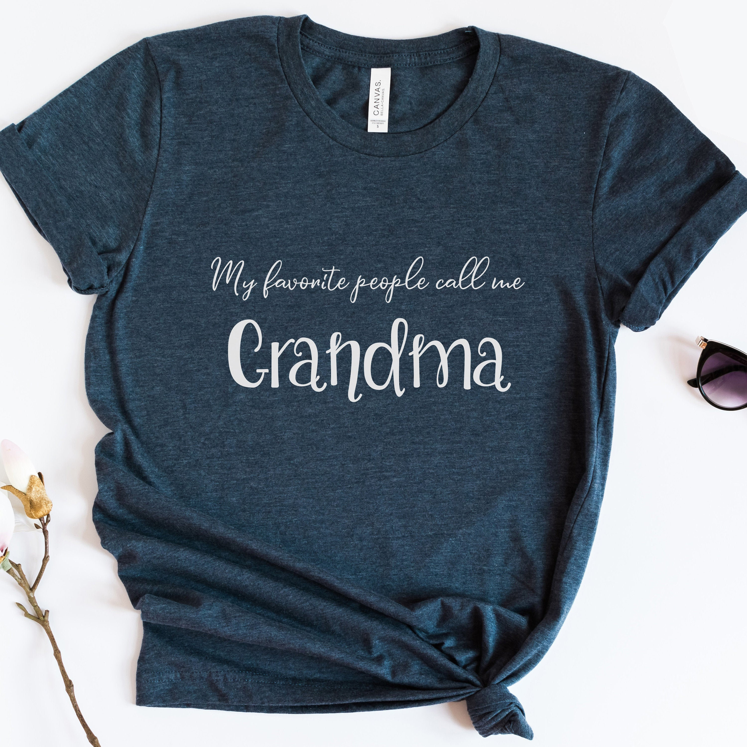 MY FAVORITE PEOPLE Call Me Grandma Shirt Grandma Mothers Day | Etsy