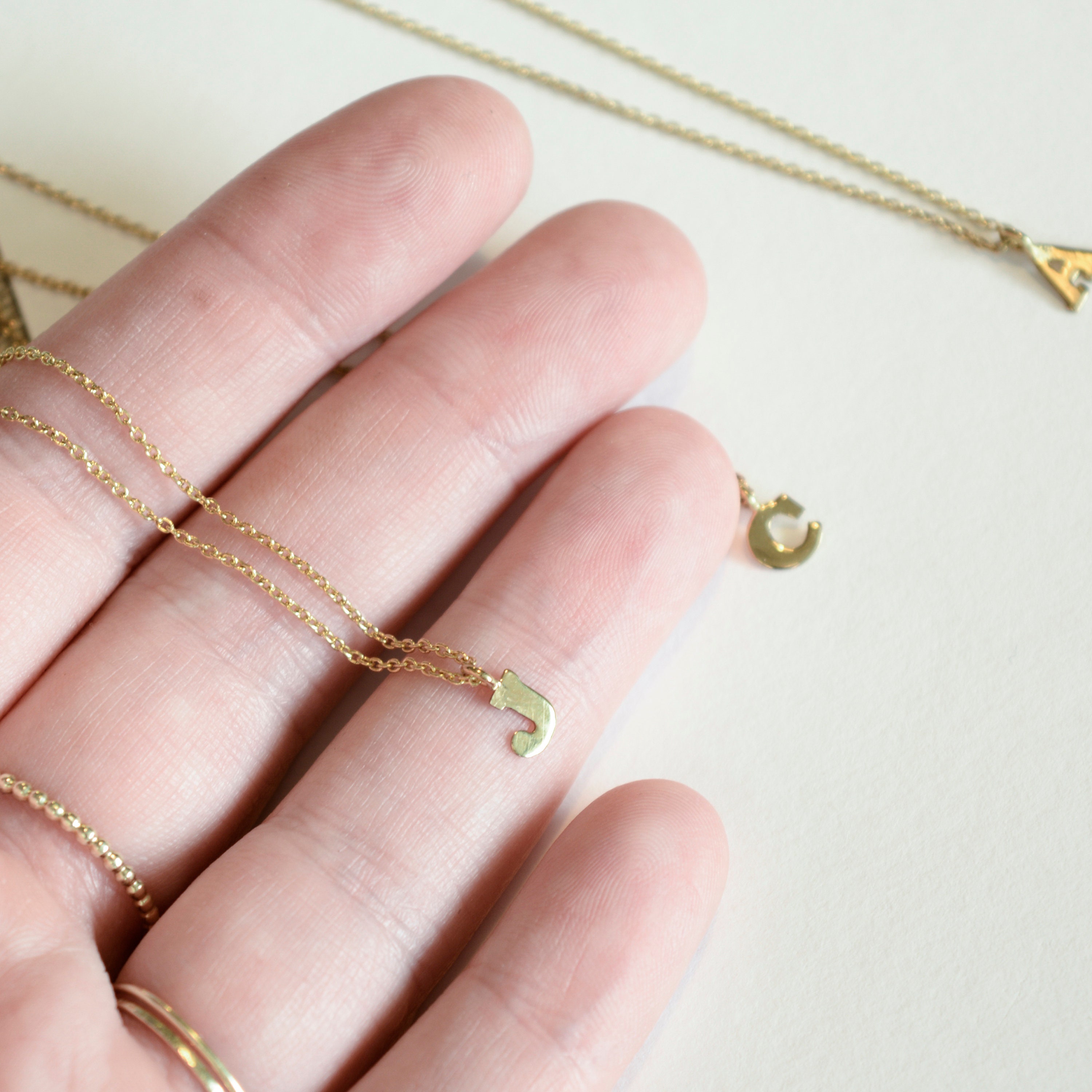 Add-on letter initial for letter chain | Etsy